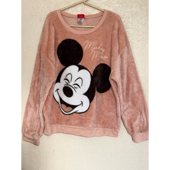 Disney | Sweaters | Disney Womens Blush Mickey Mouse Sweater | Poshmark